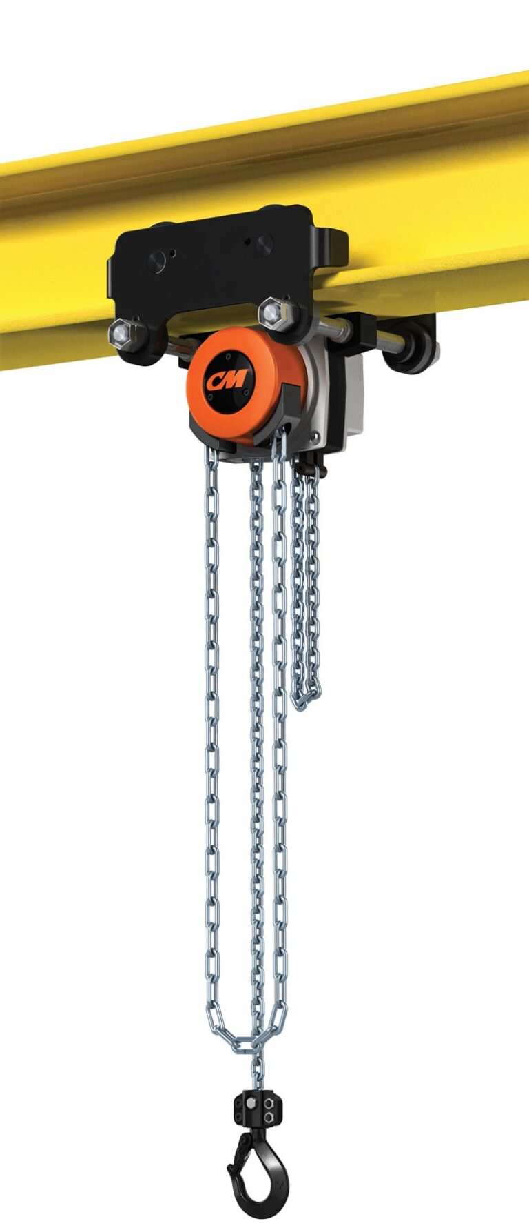 Hurricane 360º Hand Chain Hoist with Army Type Integrated Trolley | PWI