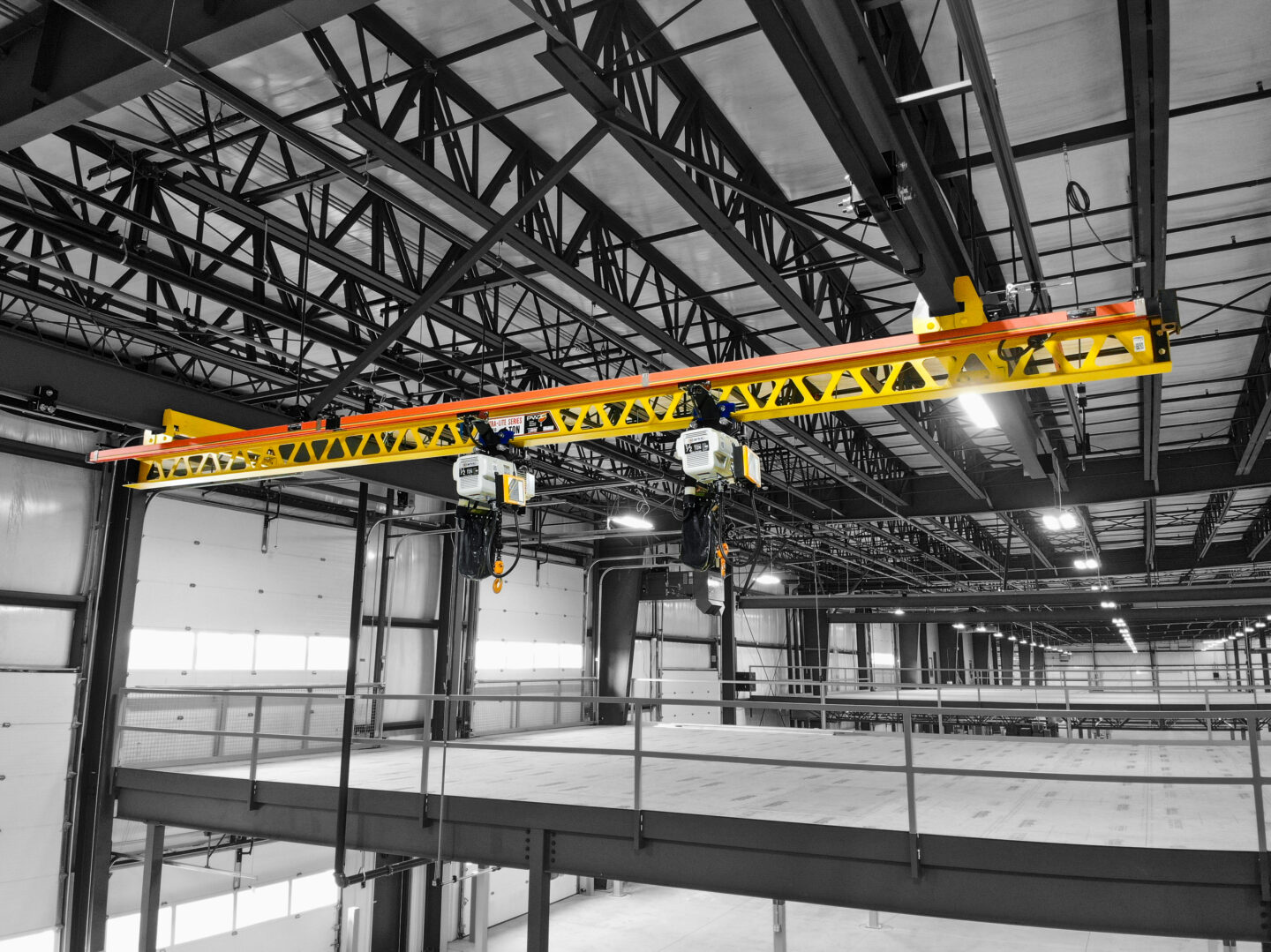 UltraLite Ceiling Mounted Bridge Cranes | PWI