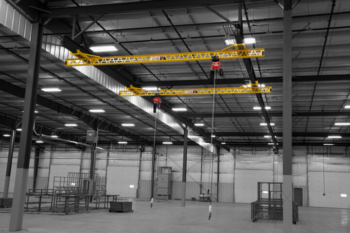 UltraLite Ceiling Mounted Bridge Cranes | PWI