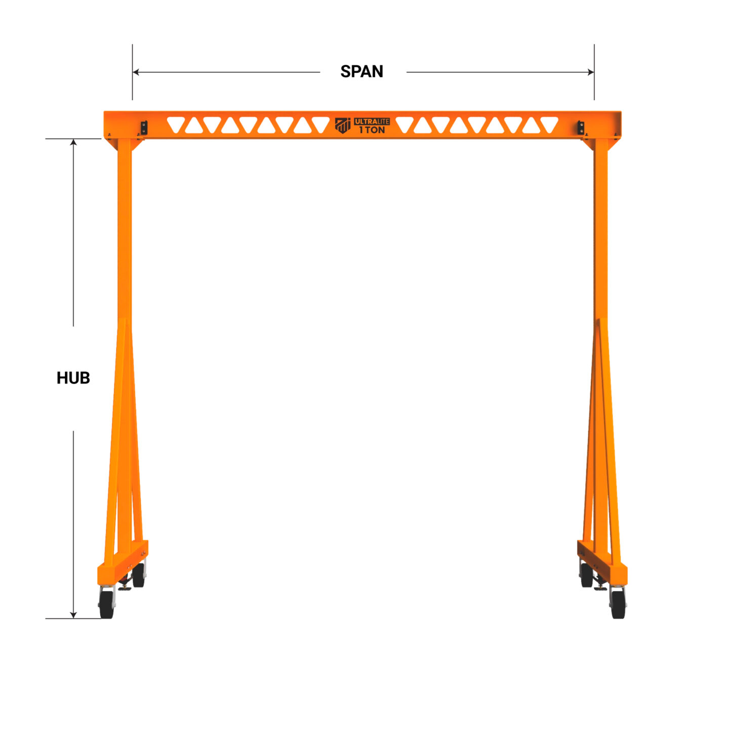 UltraLite Fixed Height Gantry Crane | PWI